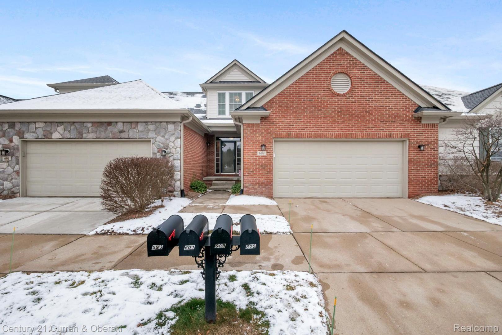 Condo for Sale at 609 Telya Ridge, Milford Village, Michigan 48381 ...